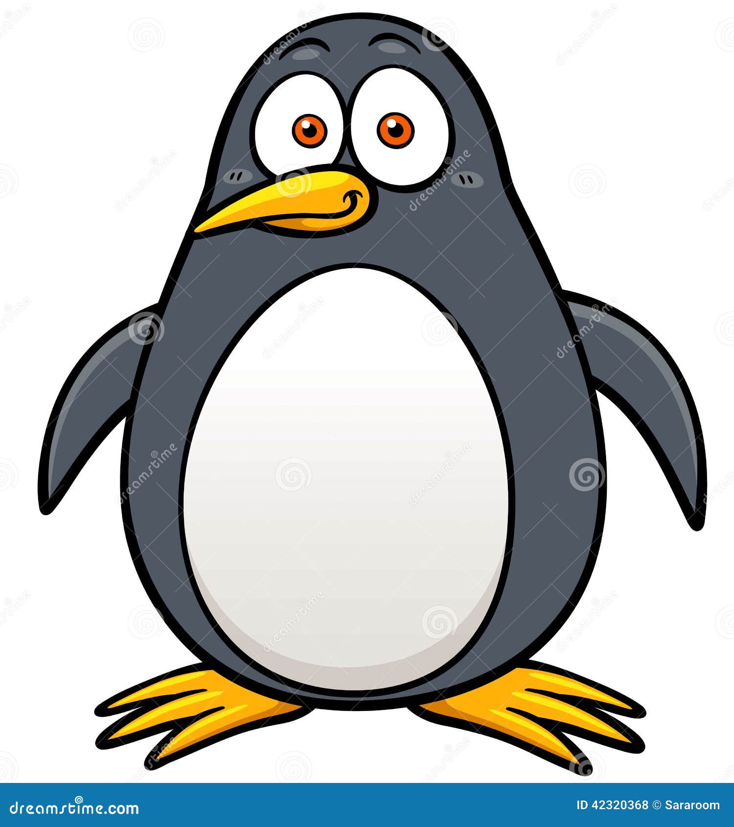 Sad Penguin Vector Illustration | CartoonDealer.com #27907762