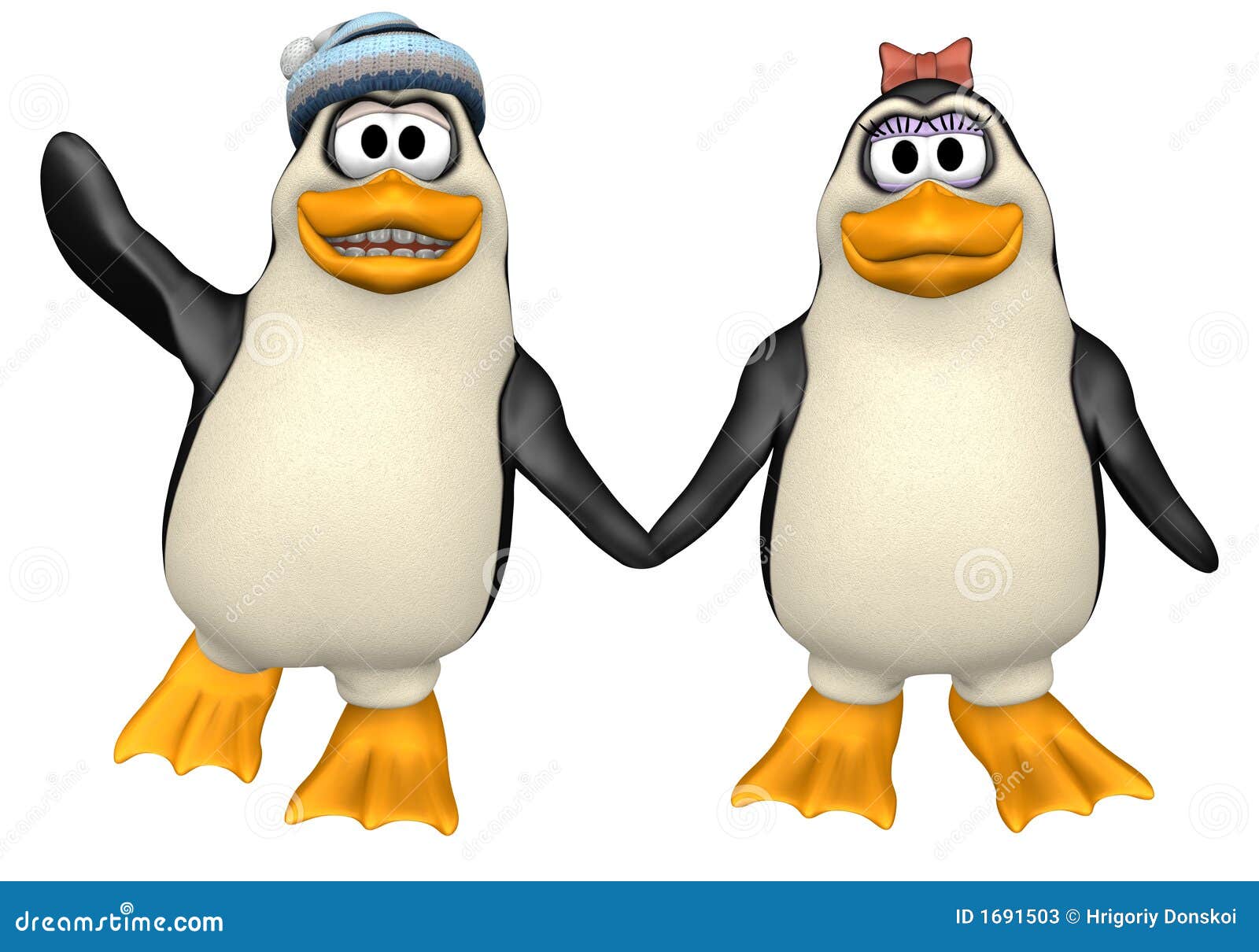 Penguins stock illustration. Illustration of penguins - 1691503