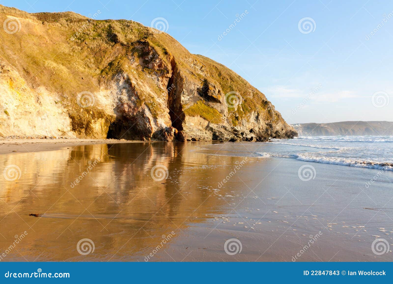 Penhale Sands stock image. Image of cliff, sands, county - 22847843