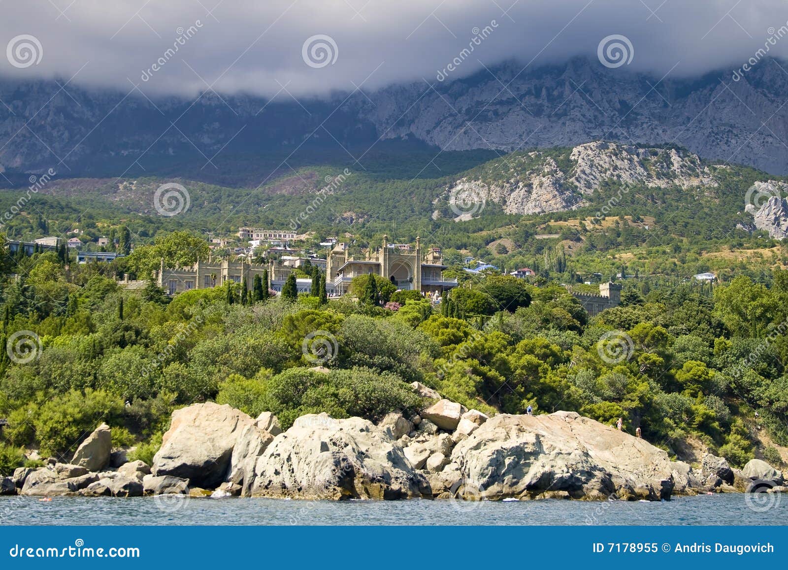 Peninsula Crimea stock image. Image of cloud, horizon - 7178955
