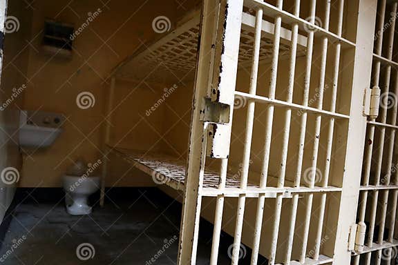 Penitentiary Prison Jail, View Inside a Cell Stock Image - Image of ...