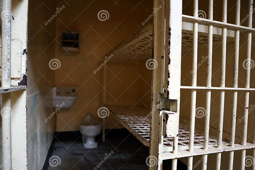 Penitentiary Prison Jail, View Inside a Cell Stock Image - Image of ...