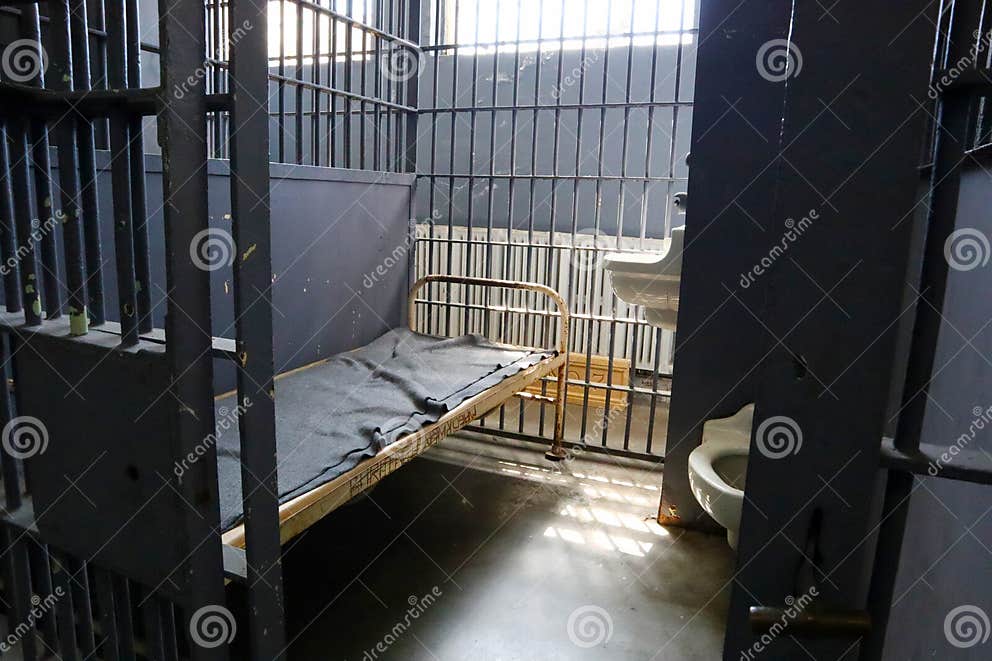 Penitentiary Prison Jail, View Inside a Cell Stock Image - Image of ...