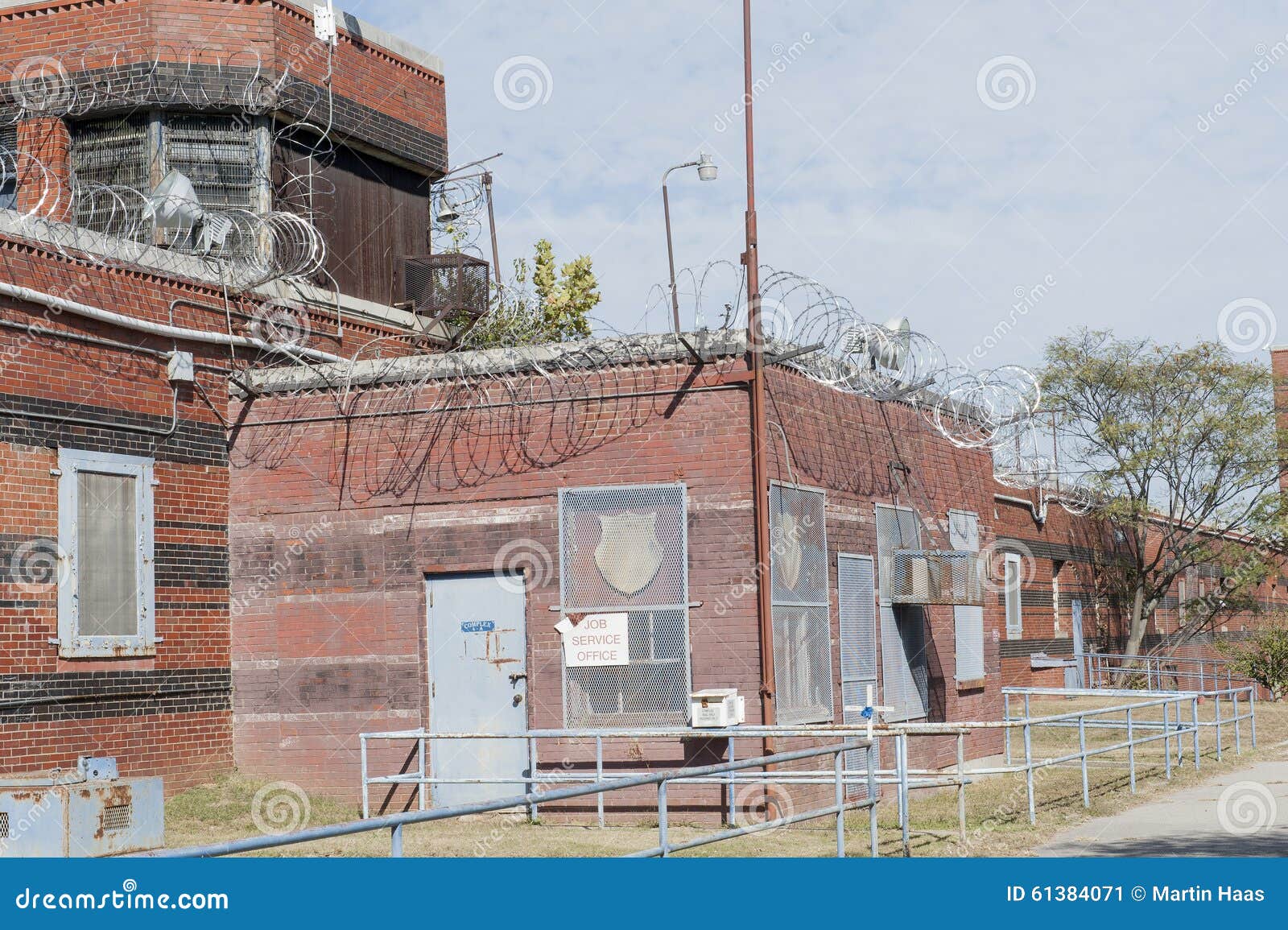 Penitentiary Razor Wire stock image. Image of prison - 61384071