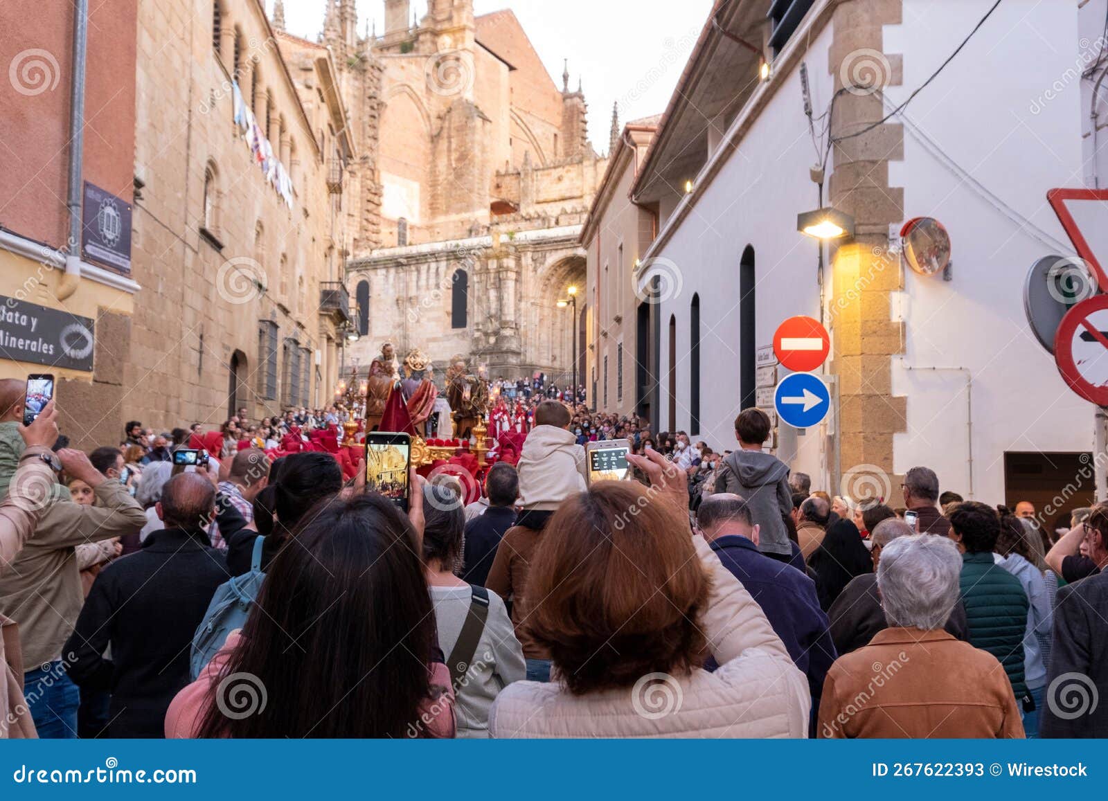 Penitents in the Beginning of the Easter Procession. Representation of ...