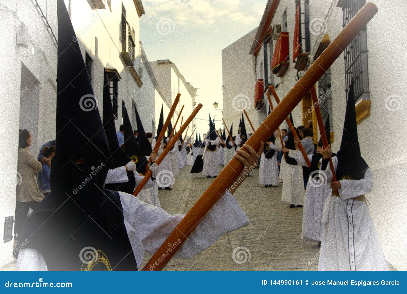 Penitents at the Procession of the Holy Monday 7 Editorial Photo ...