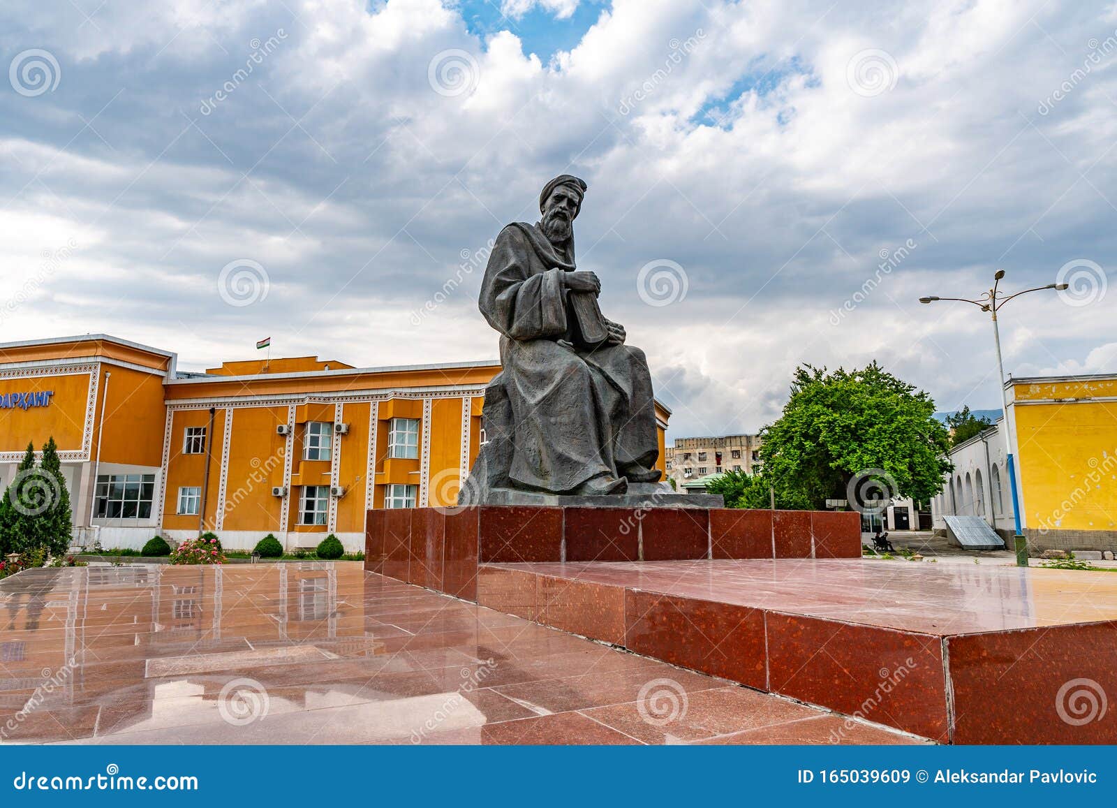 Penjikent Abu Abdullah Rudaki Stock Photos - Free & Royalty-Free Stock ...