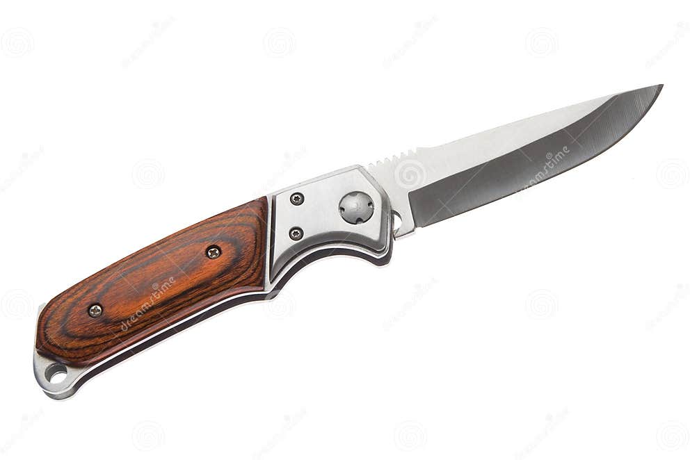 Penknife stock image. Image of lethal, iron, isolated - 1638951
