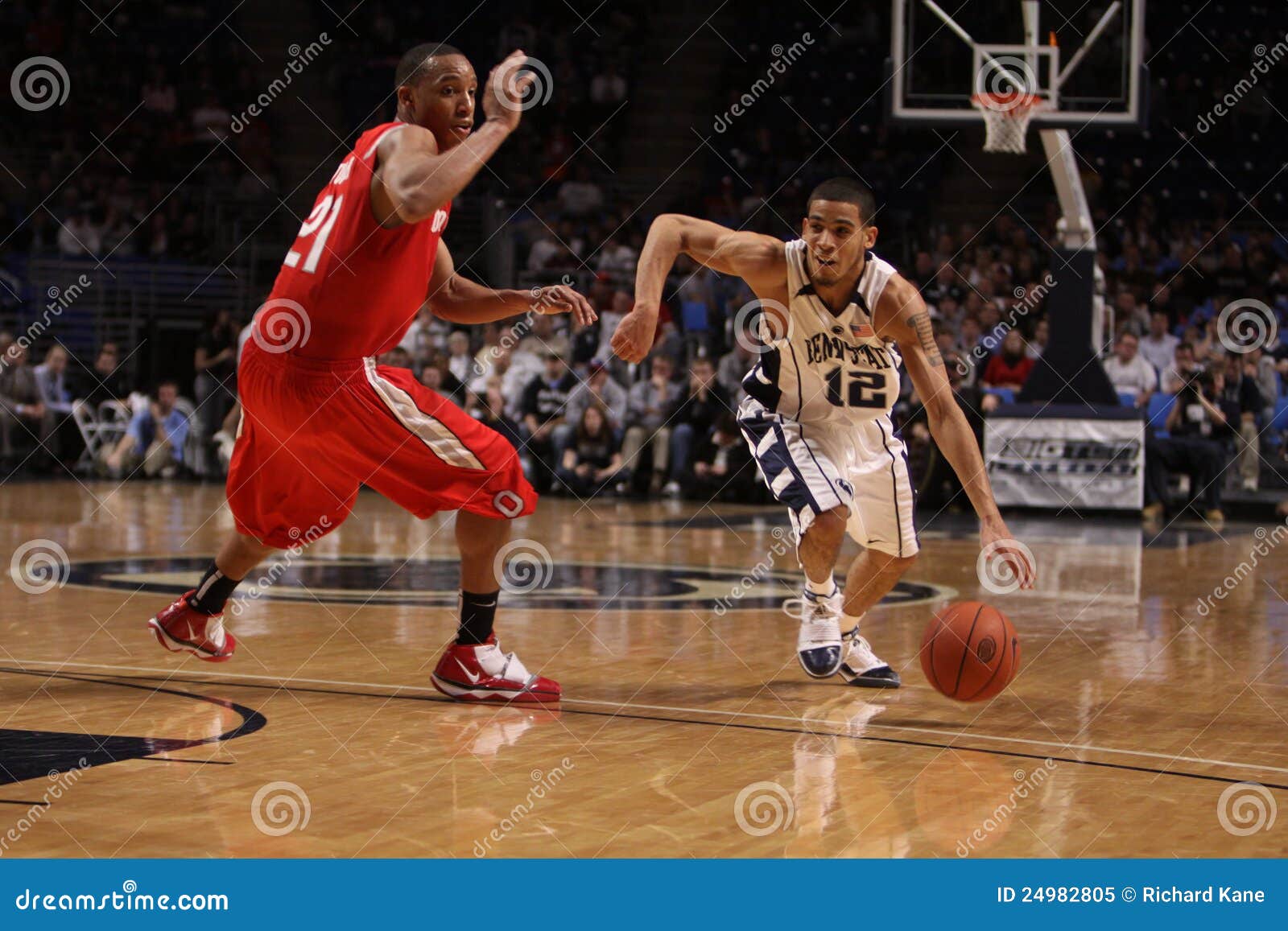 Penn State Guard Talor Battle Editorial Image - Image of defend ...
