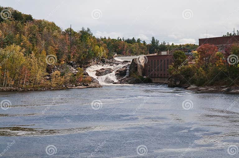 Pennacook Falls stock photo. Image of androscoggin, rumford - 16417570
