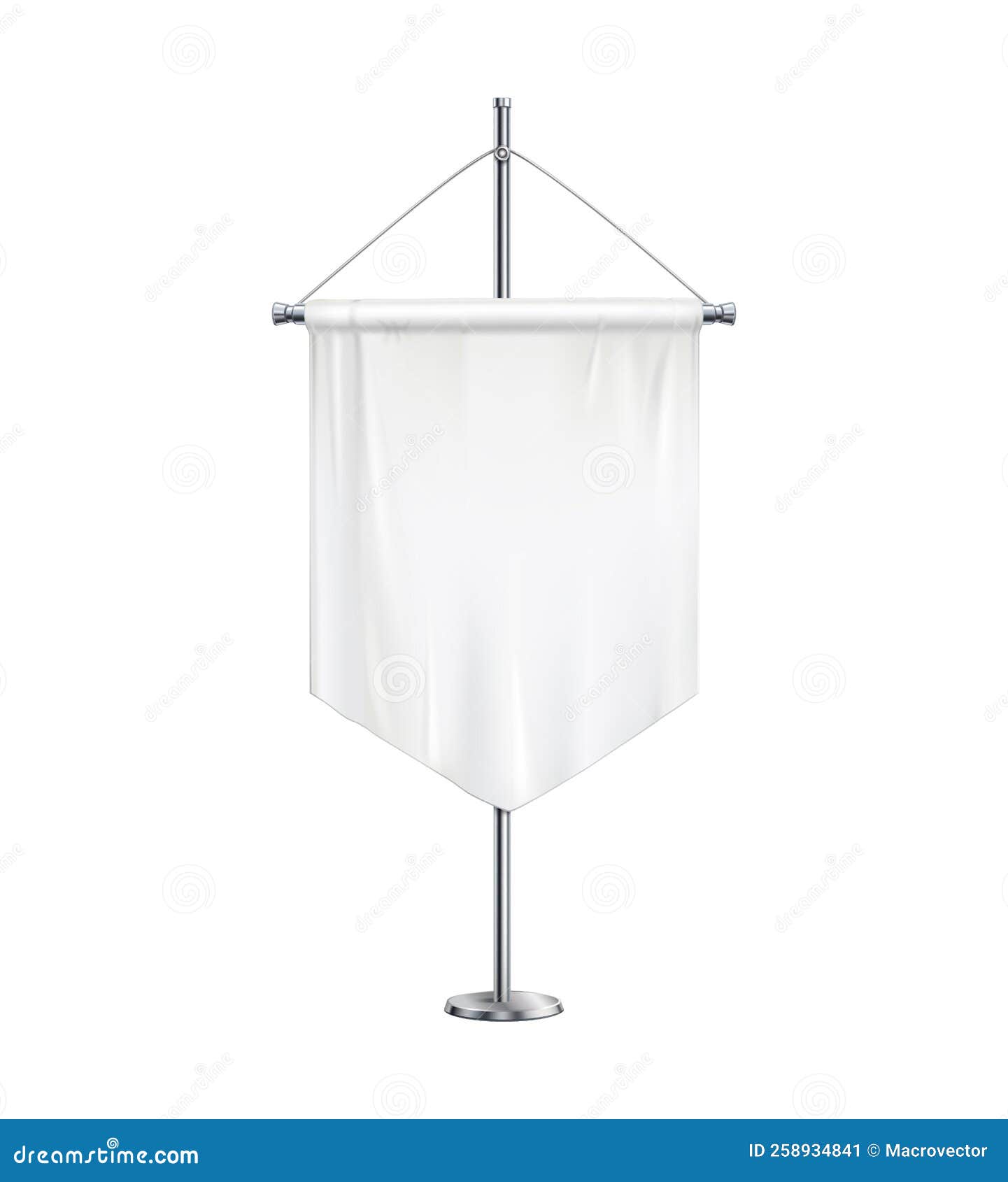 Pennant Realistic Illustration Cartoon Vector | CartoonDealer.com ...