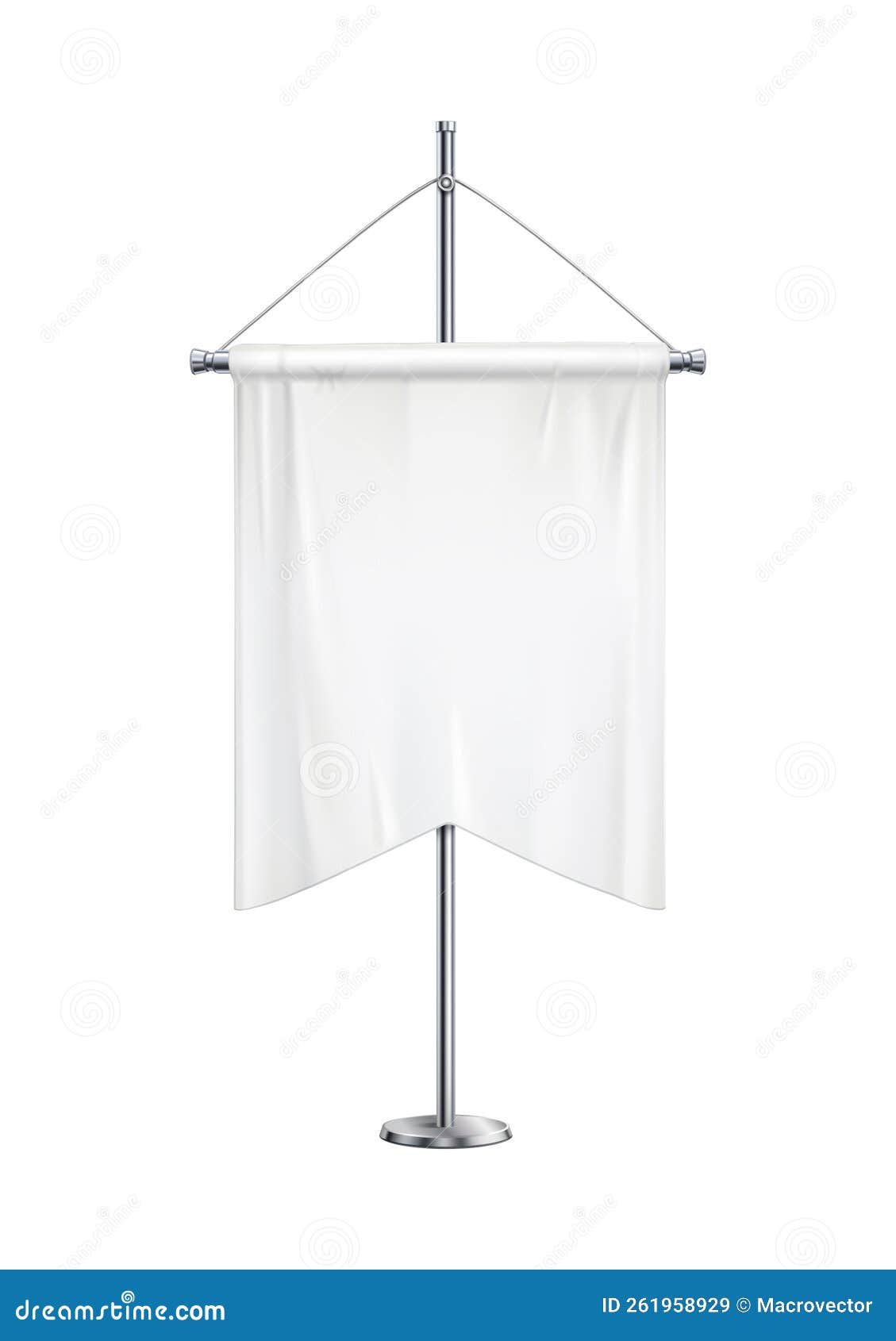 Pennant on Stand Composition Stock Vector - Illustration of promotion ...