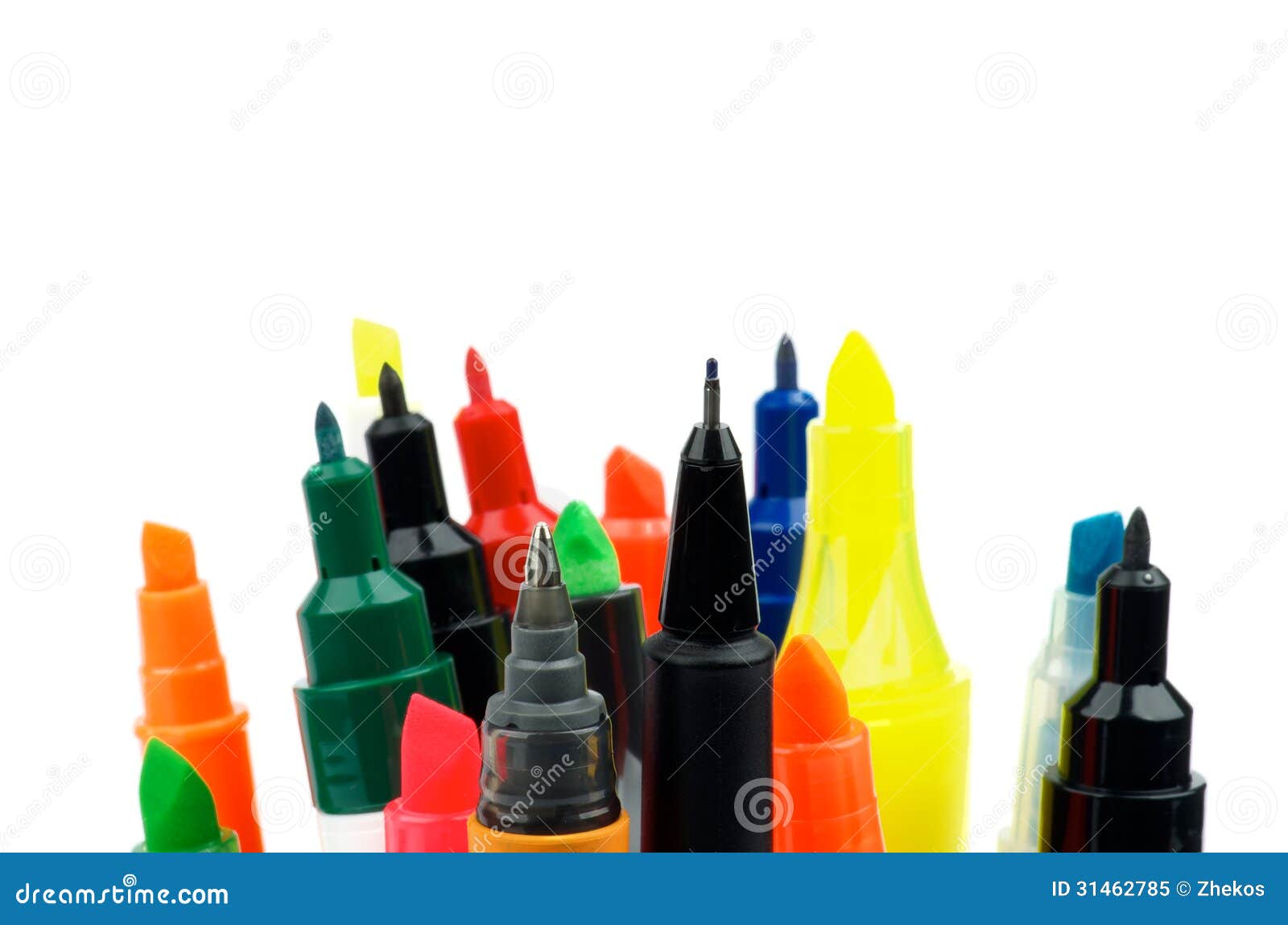 Pennarelli immagine stock. Immagine di evidenziatore - 31462785