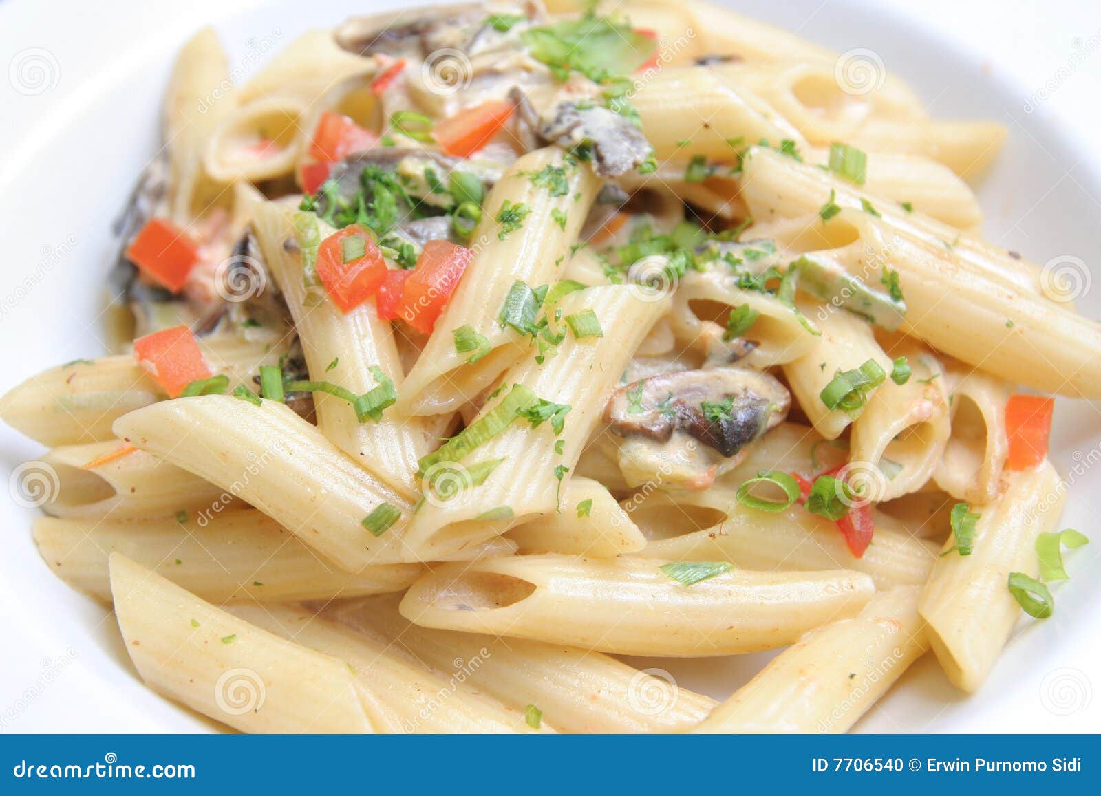 Penne Pasta In Tomato Sauce Royalty-Free Stock Photo | CartoonDealer ...