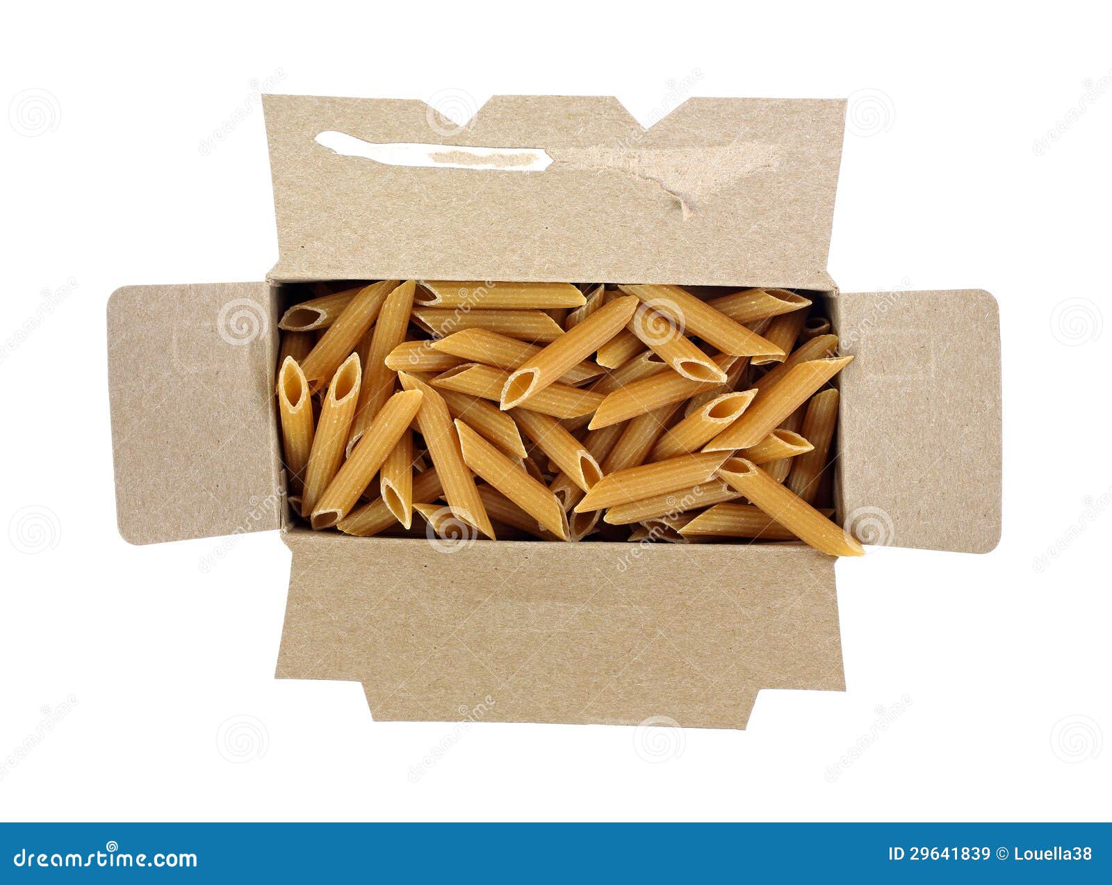 Penne Pasta in Box stock image. Image of high, texture - 29641839