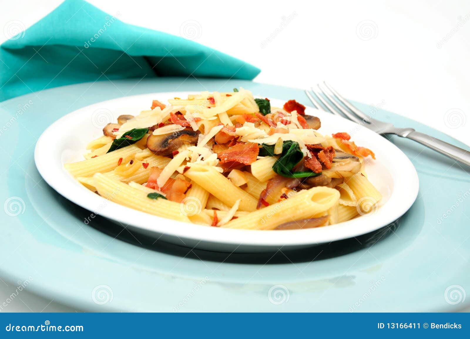 Penne Pasta Meal stock image. Image of white, food, meal - 13166411