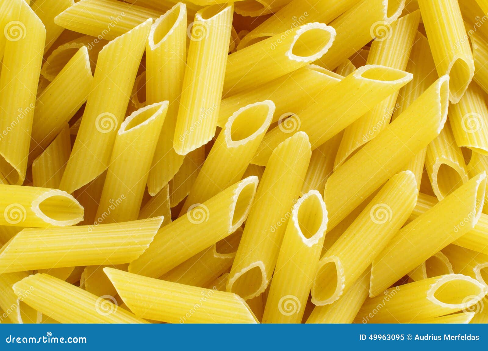 Penne Rigate Pipe Type Pasta Abstract Pattern Stock Image - Image of ...