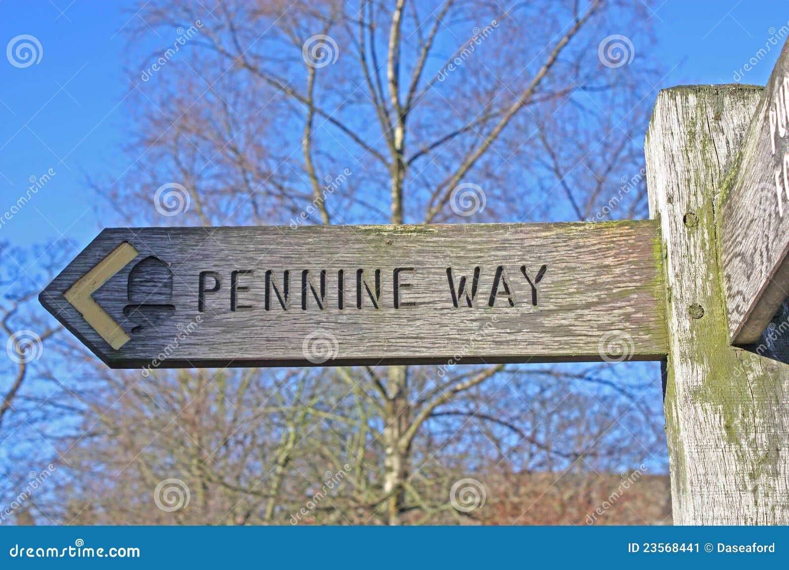 Pennine Way. stock image. Image of entertain, sign, leisure - 23568441