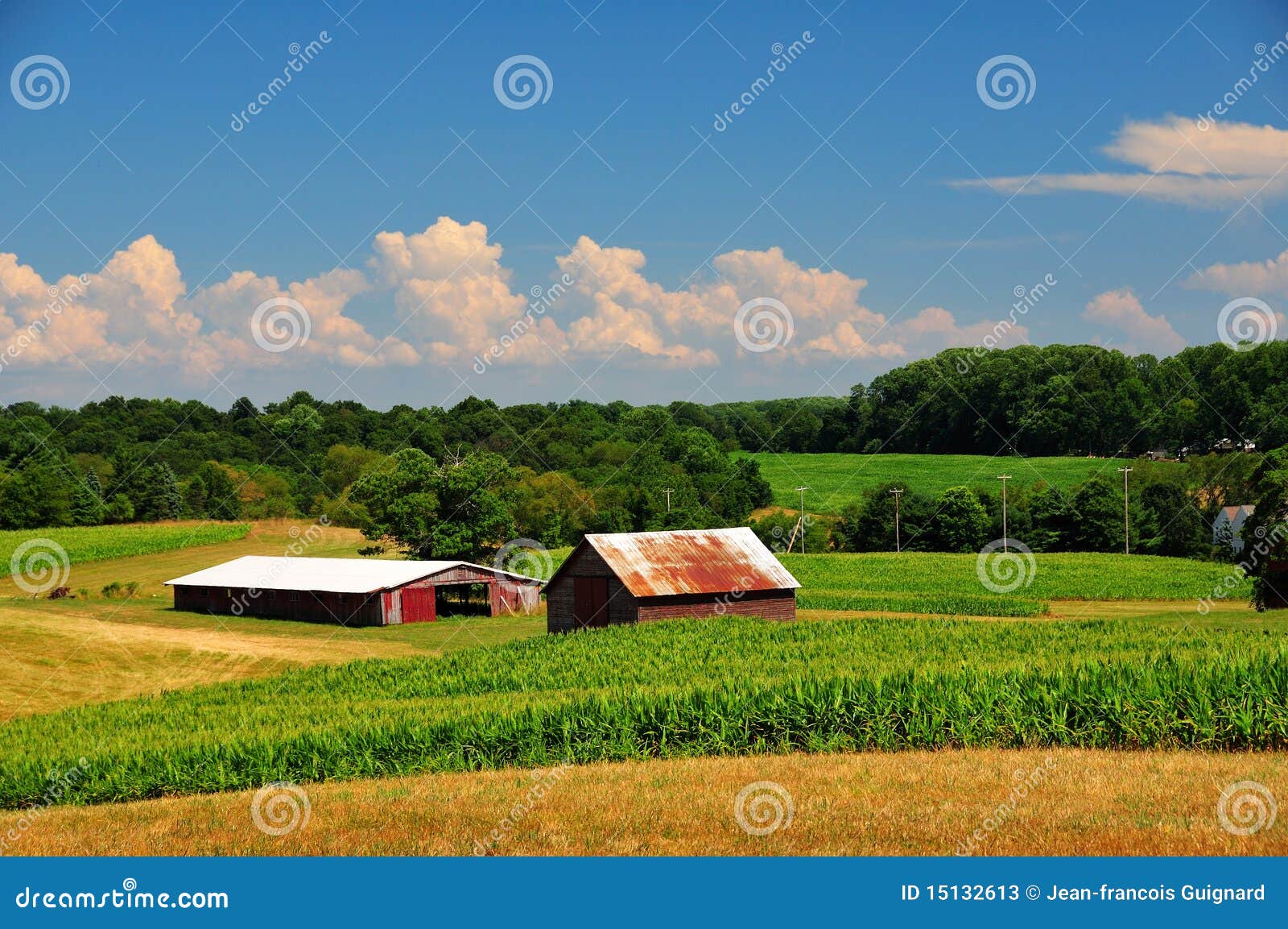 Pennsylvania farmland stock image. Image of farm, agriculture - 15132613