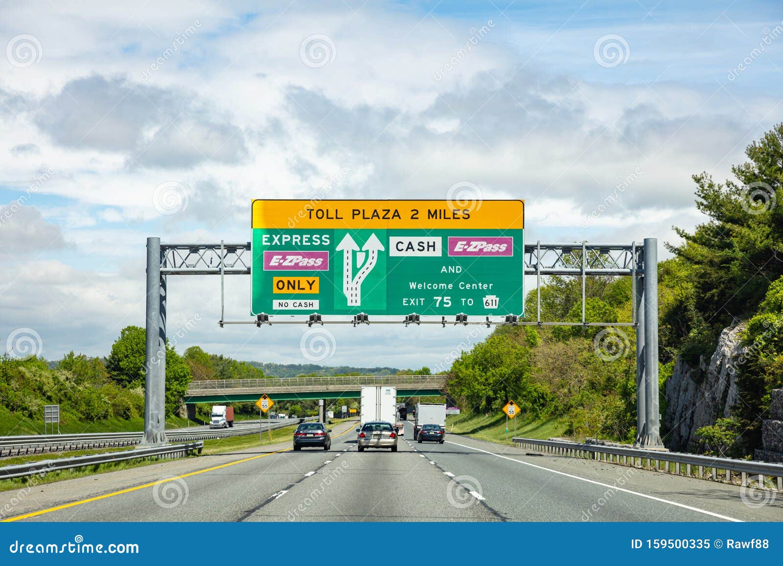 Road Signs on the Highway. Pennsylvania US Editorial Image - Image of ... Road Signs on the Highway. Pennsylvania US Editorial Image - Image of ...