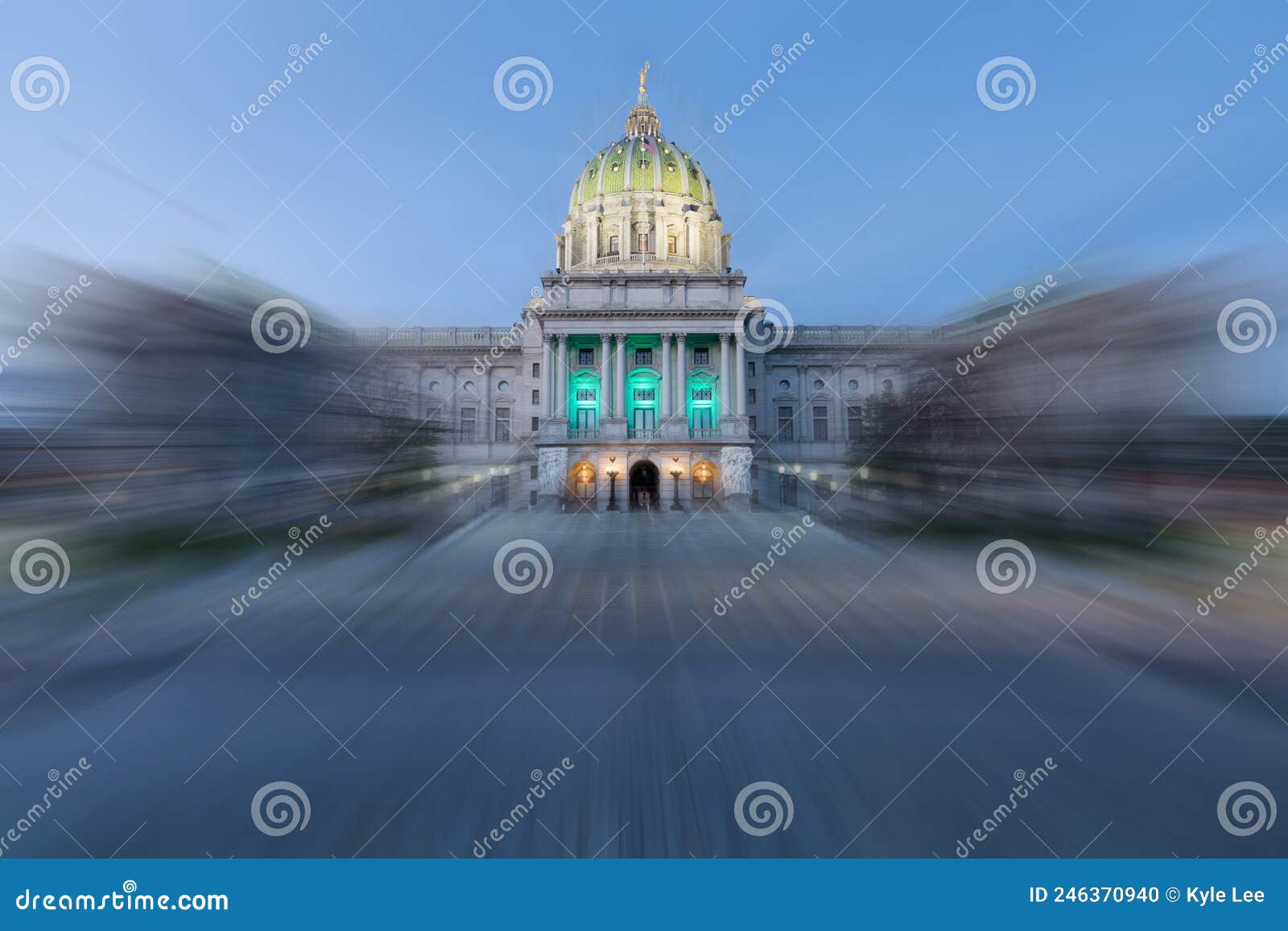 Pennsylvania State Capitol Building Stock Photo - Image of historic ...