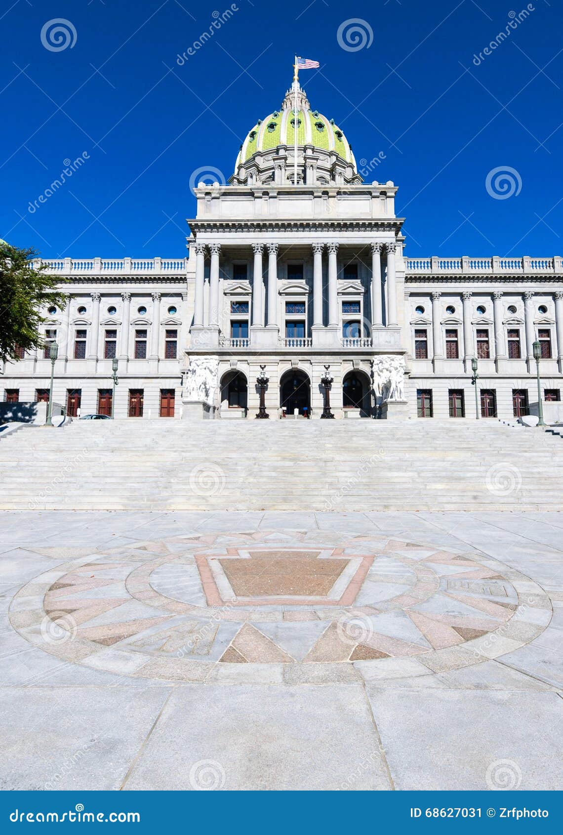Pennsylvania State Capitol Building Stock Image - Image of palace ...