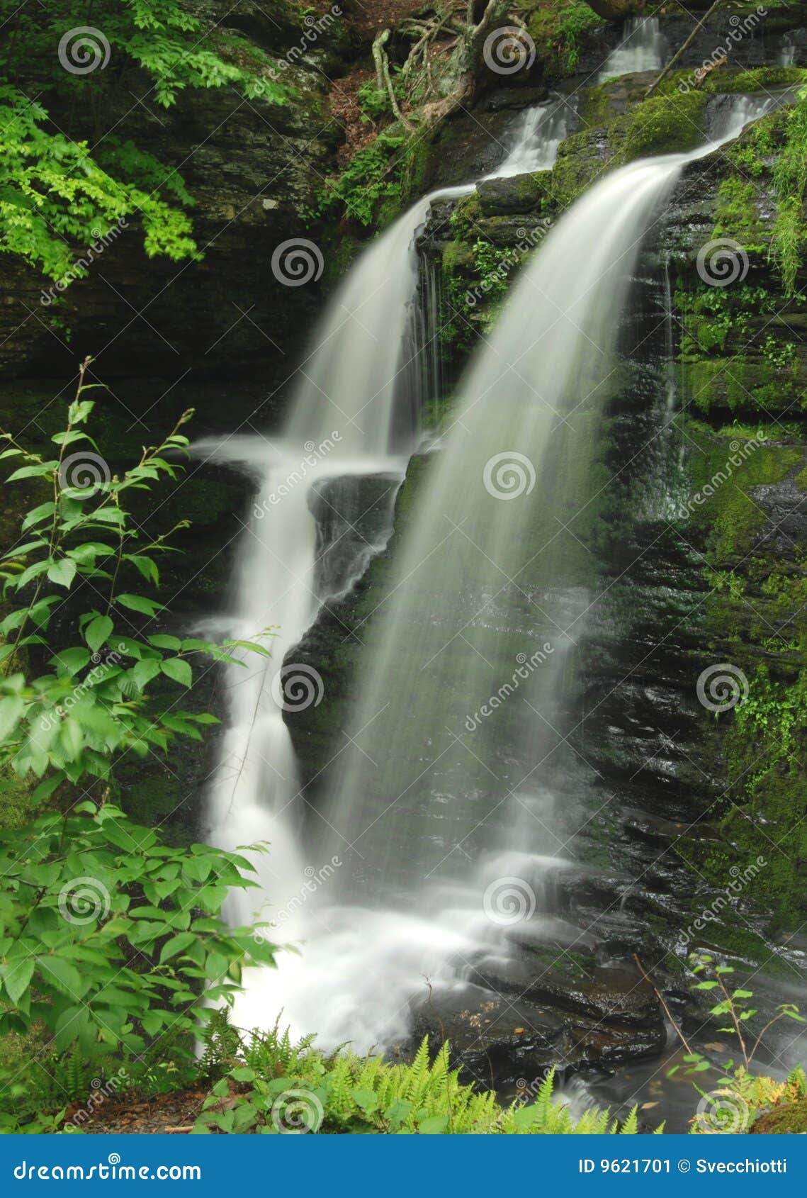 Pennsylvania Waterfall stock image. Image of landscape - 9621701