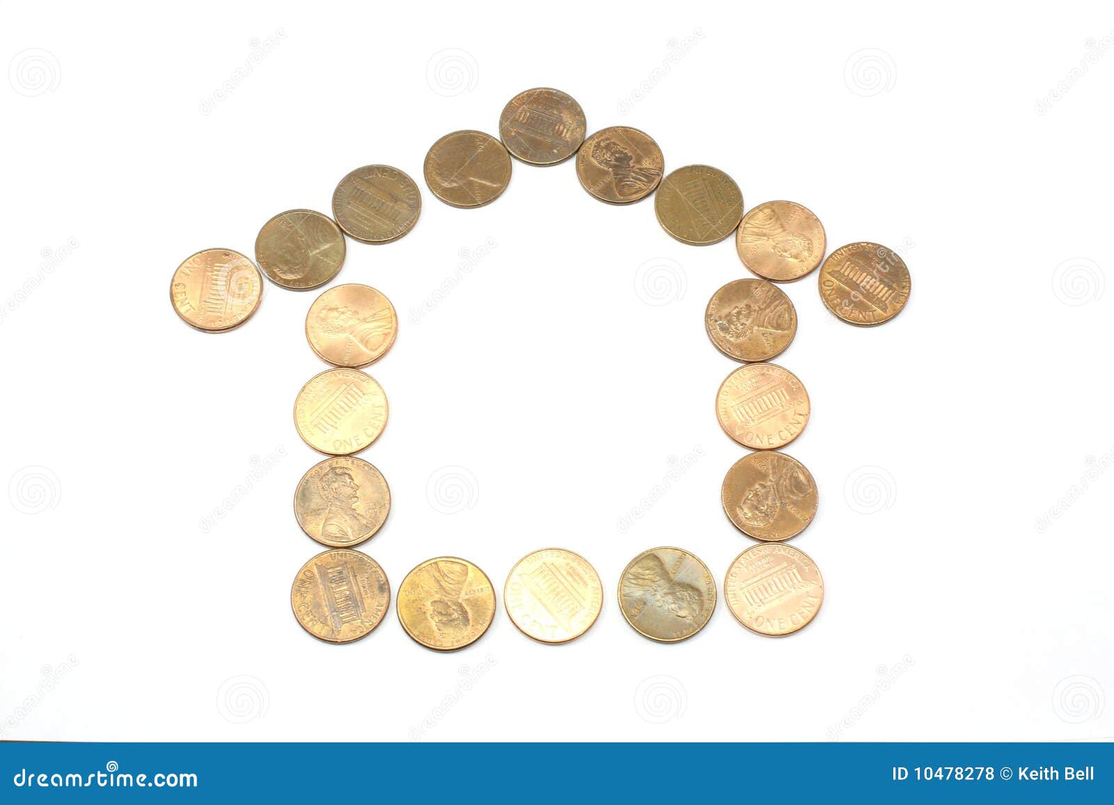 Penny House stock photo. Image of concept, house, home - 10478278