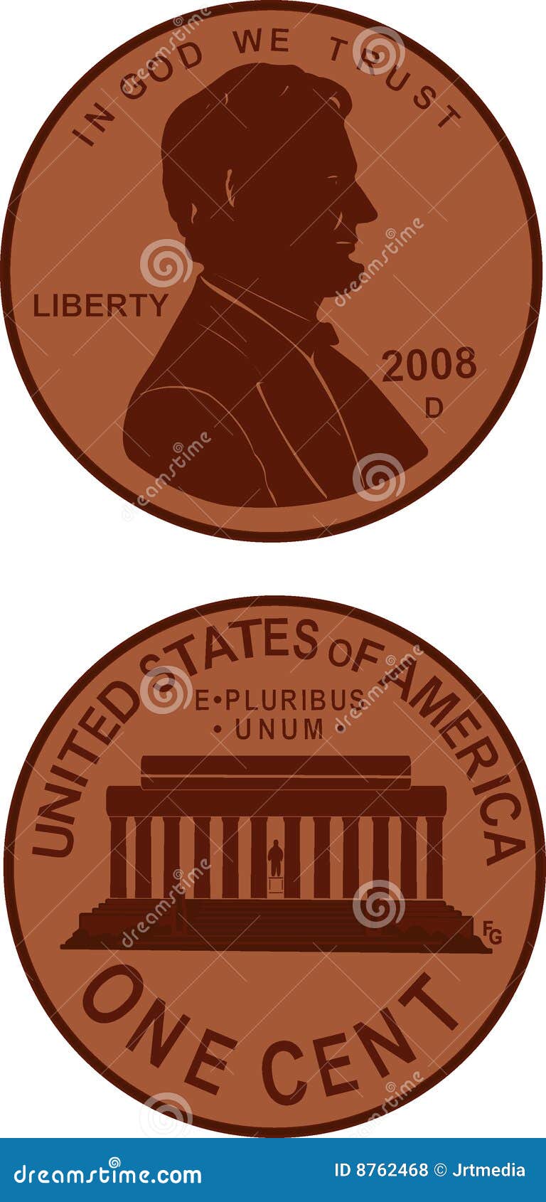 Penny Vector Illustration | CartoonDealer.com #9584854
