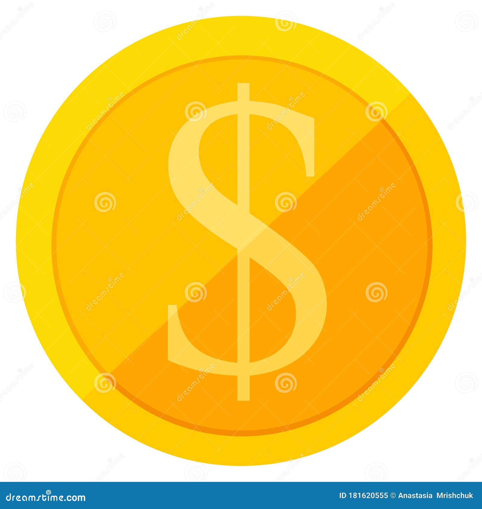 Penny Logo on a White Background. Vector Illustration Stock ...