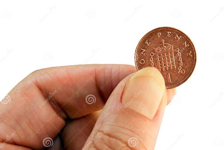 Penny to spend stock photo. Image of ironic, isolated - 15157876