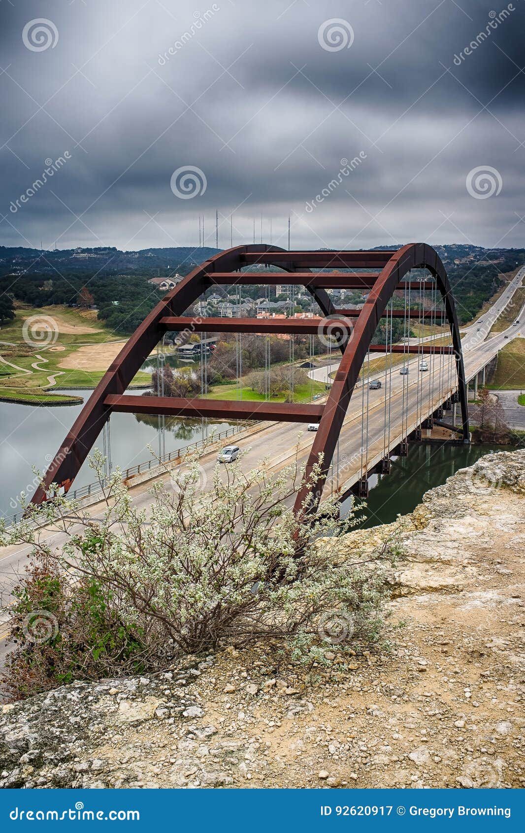 Pennybacker Bridge 360 Highway Capital Of Texas Bridge Close Up Motion ...