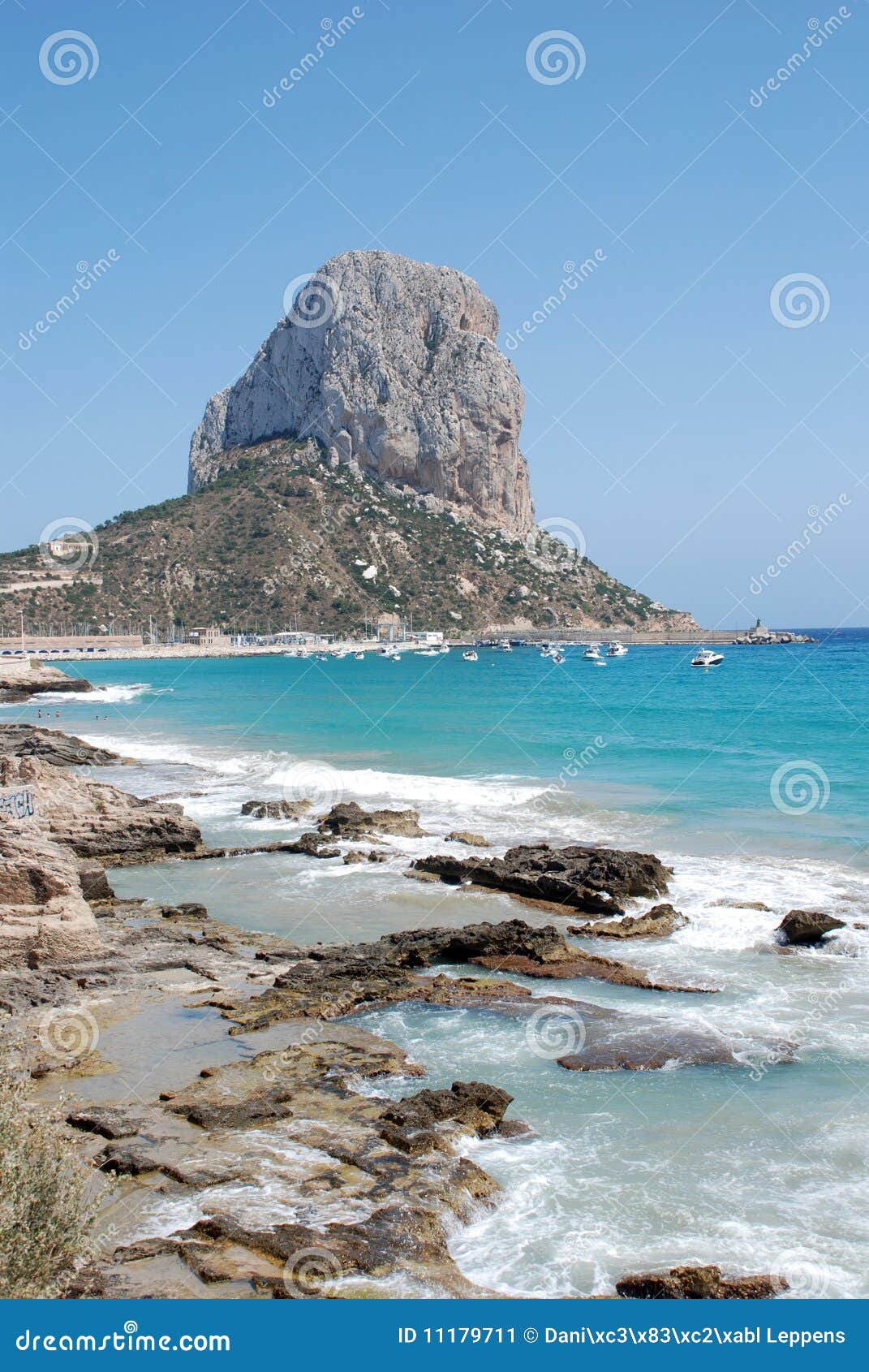Penon de Ifach stock image. Image of reserve, costa, tourism - 11179711