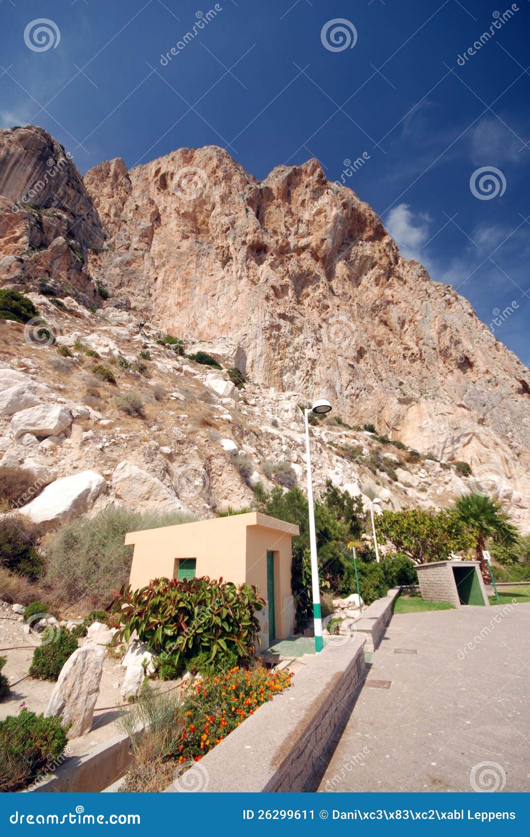 Penon de ifach stock image. Image of spanish, spain, shore - 26299611