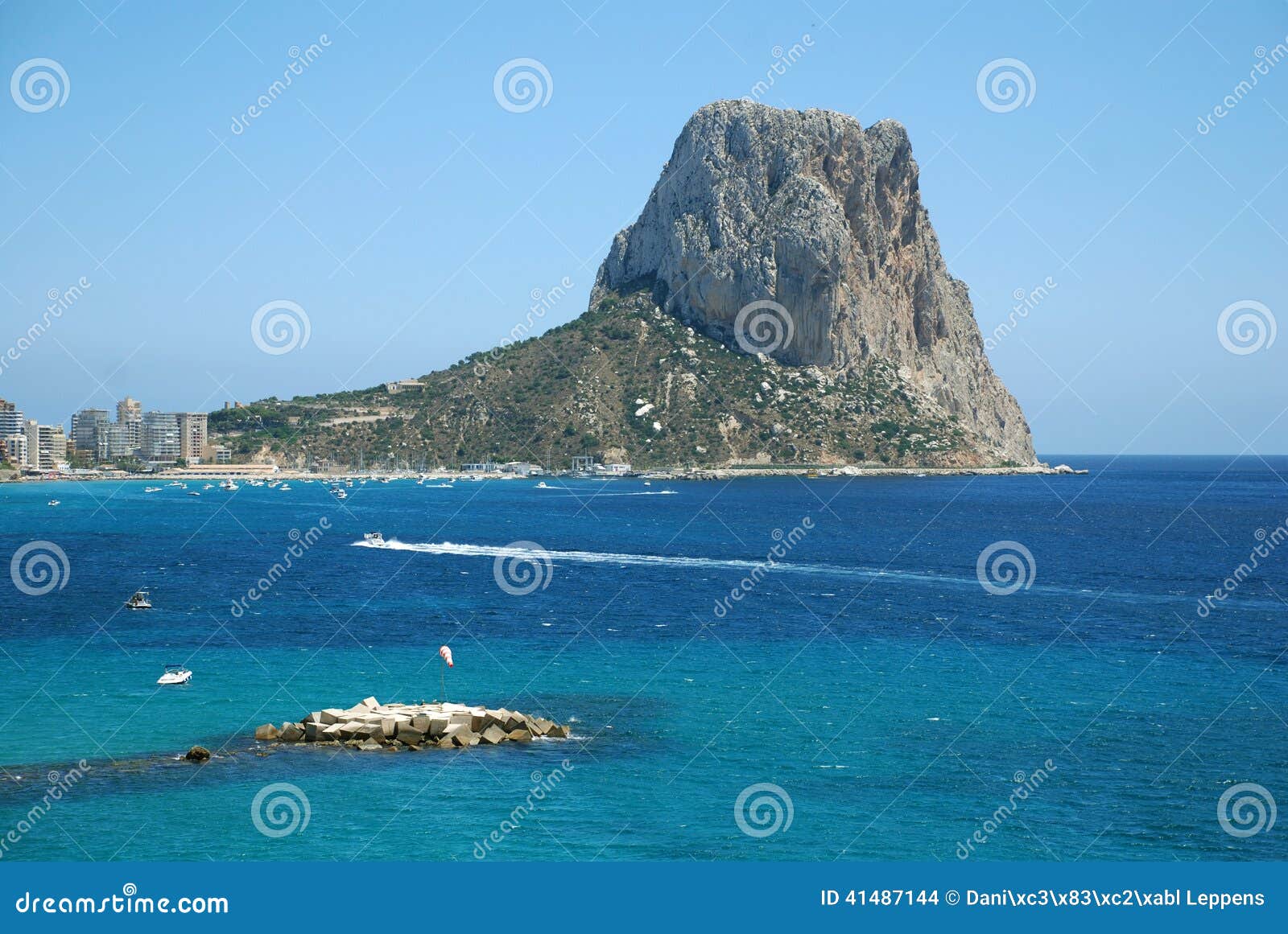 Penon de Ifach foto de archivo. Imagen de orilla, reserva - 41487144