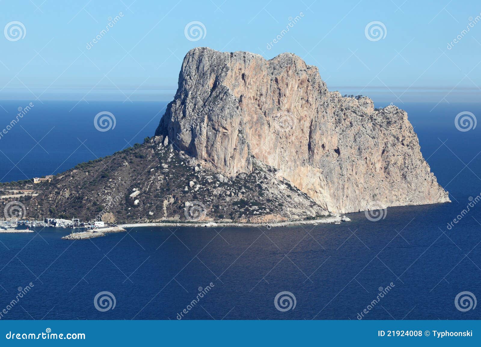 Penon de Ifach Rock, Spain stock photo. Image of rock - 21924008