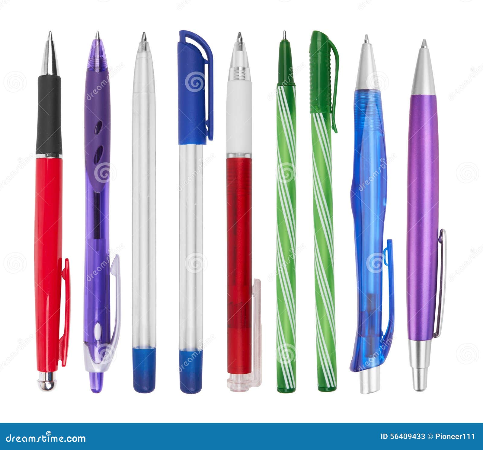 Pens Stock Photo - Image: 56409433