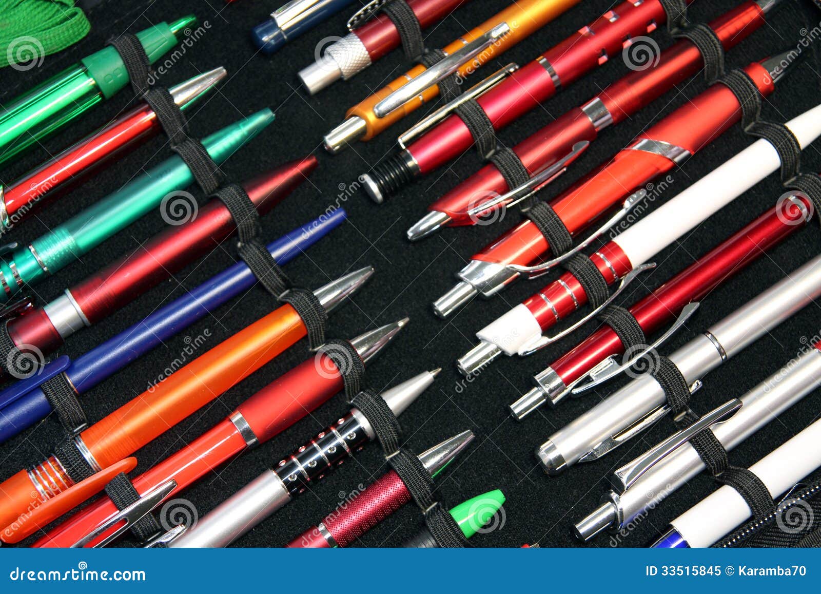 A Pens Set stock image. Image of office, demo, folder - 33515845
