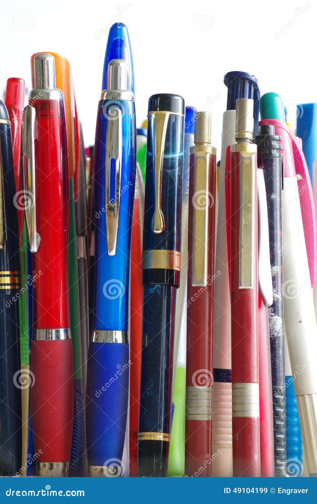 Pens set 2 stock image. Image of office, instrument, pencil - 49104199