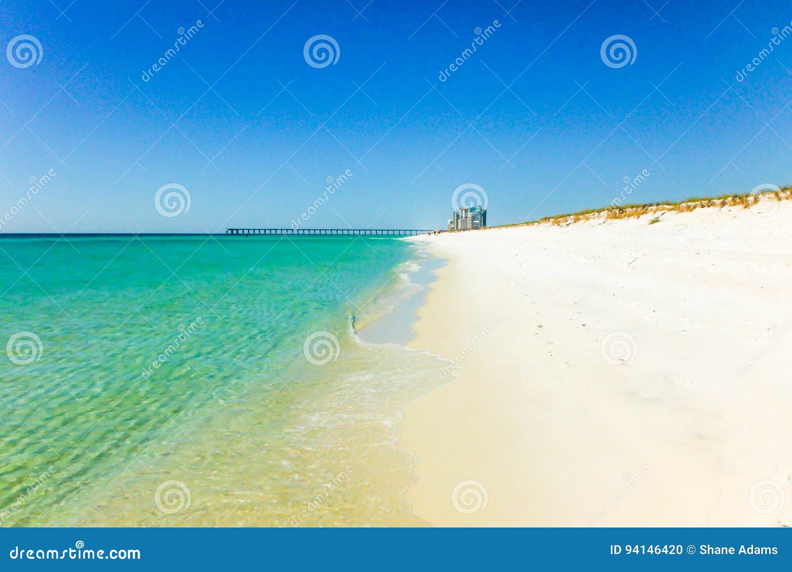 Pensacola-Strand, Florida stockfoto. Bild von golf, florida - 94146420