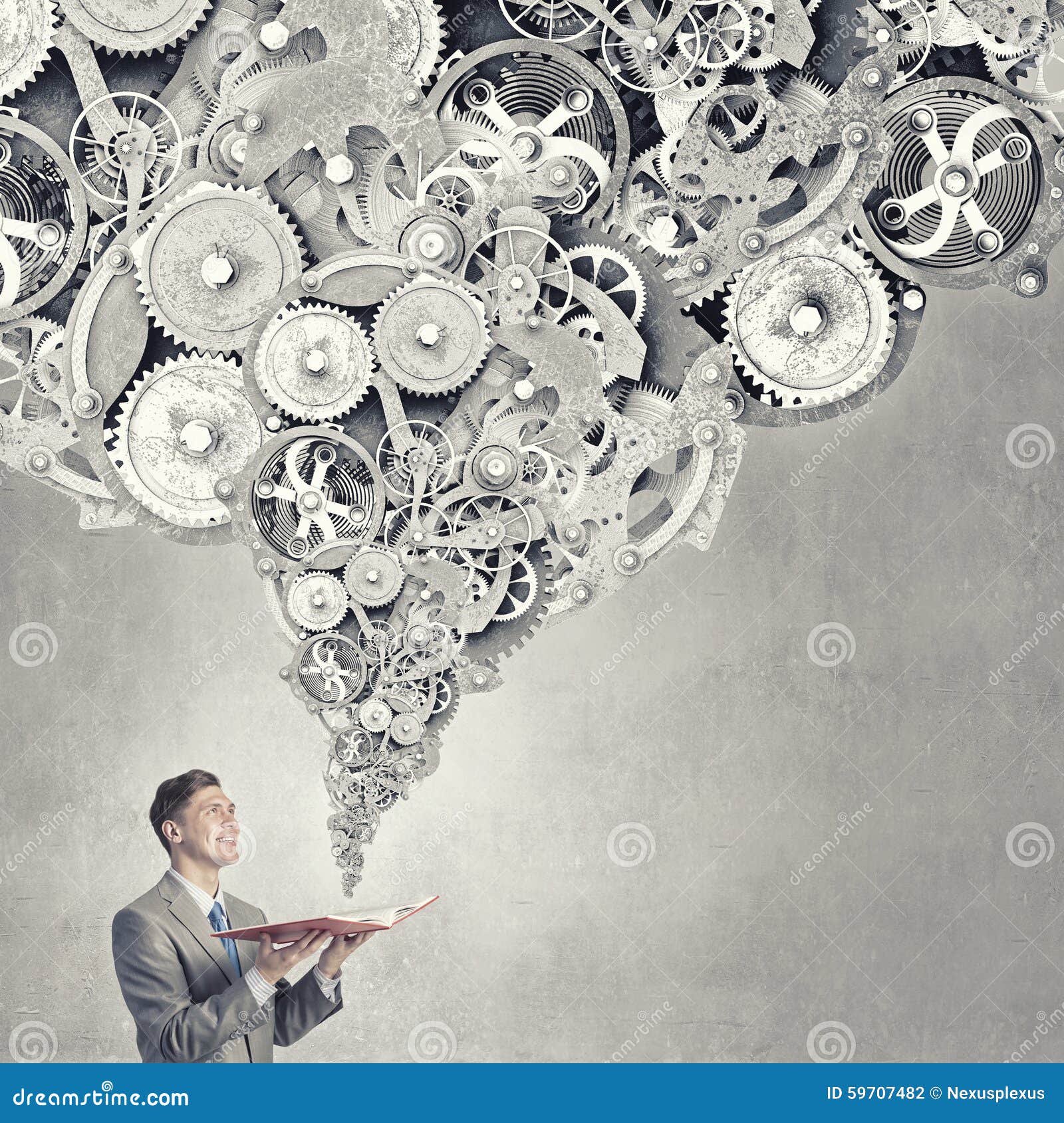 Pensamiento constructivo foto de archivo. Imagen de motor - 59707482