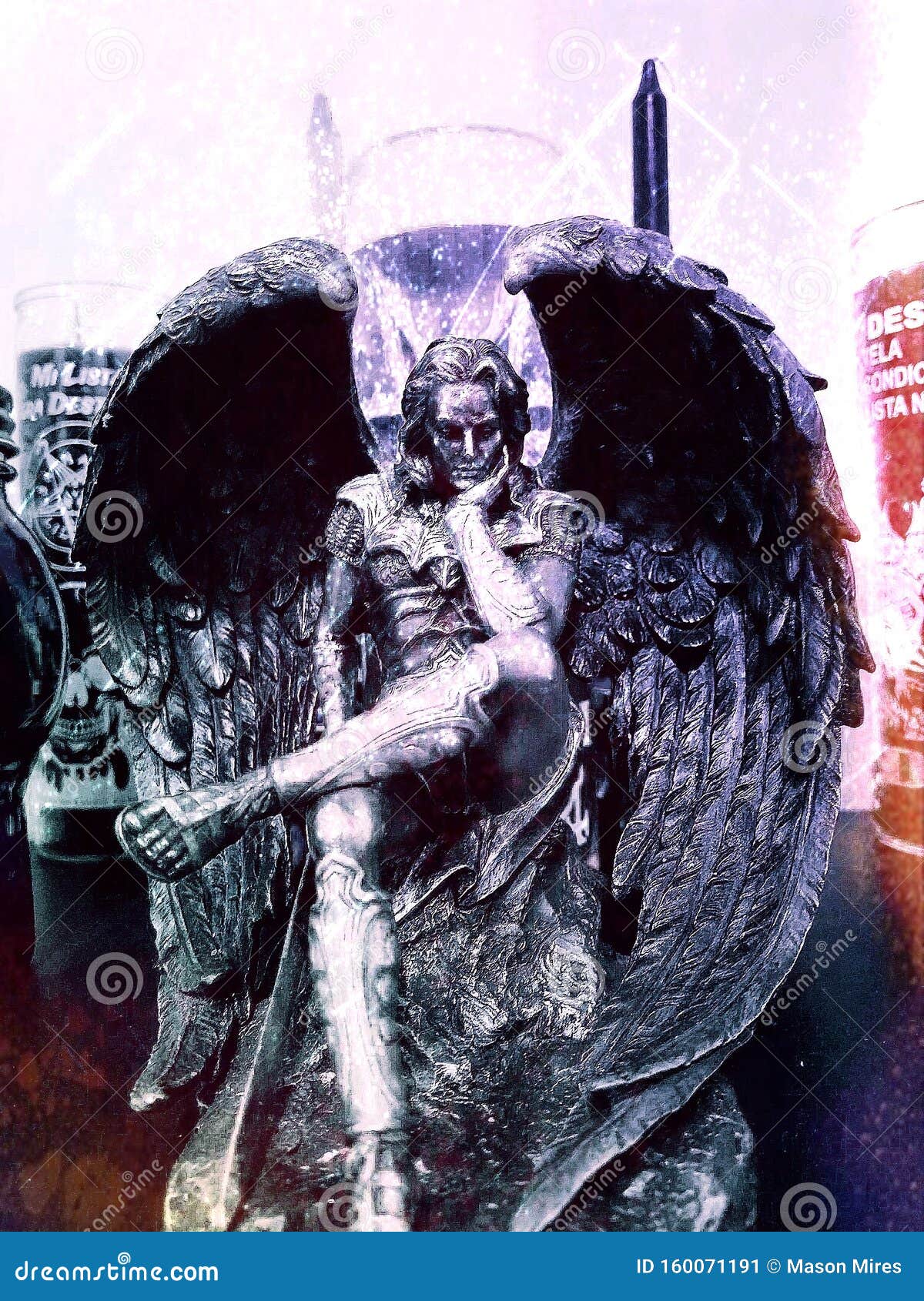 Pensamiento de Lucifer imagen de archivo. Imagen de pensamiento - 160071191