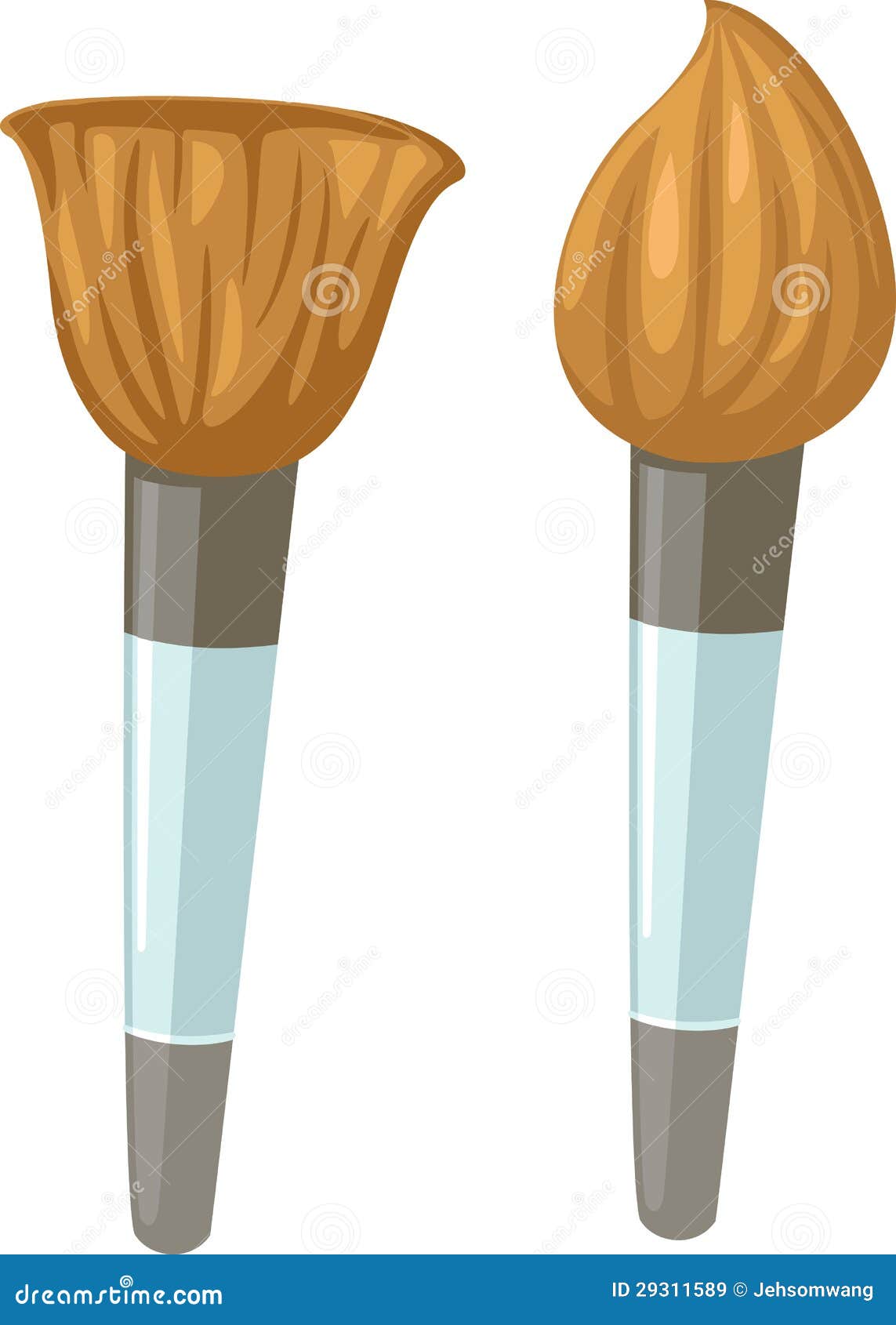 Penseel vector illustratie. Illustration of grafisch - 29311589