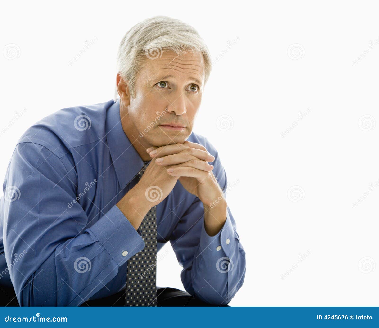 Penser d'homme. photo stock. Image du entreprise, longueur - 4245676