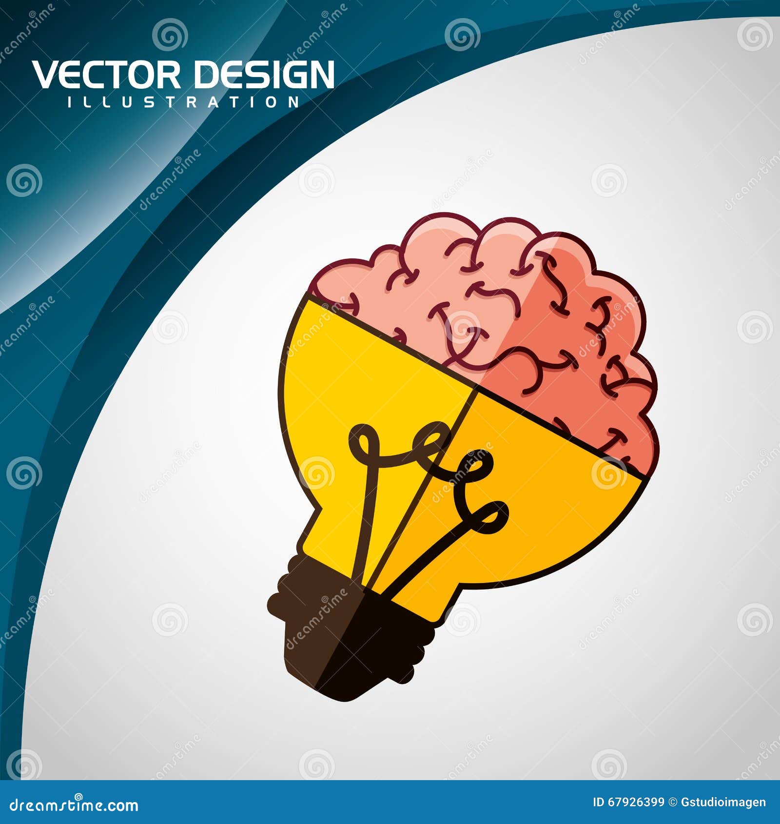 Pensez La Conception De L'avant-projet Illustration Stock ...