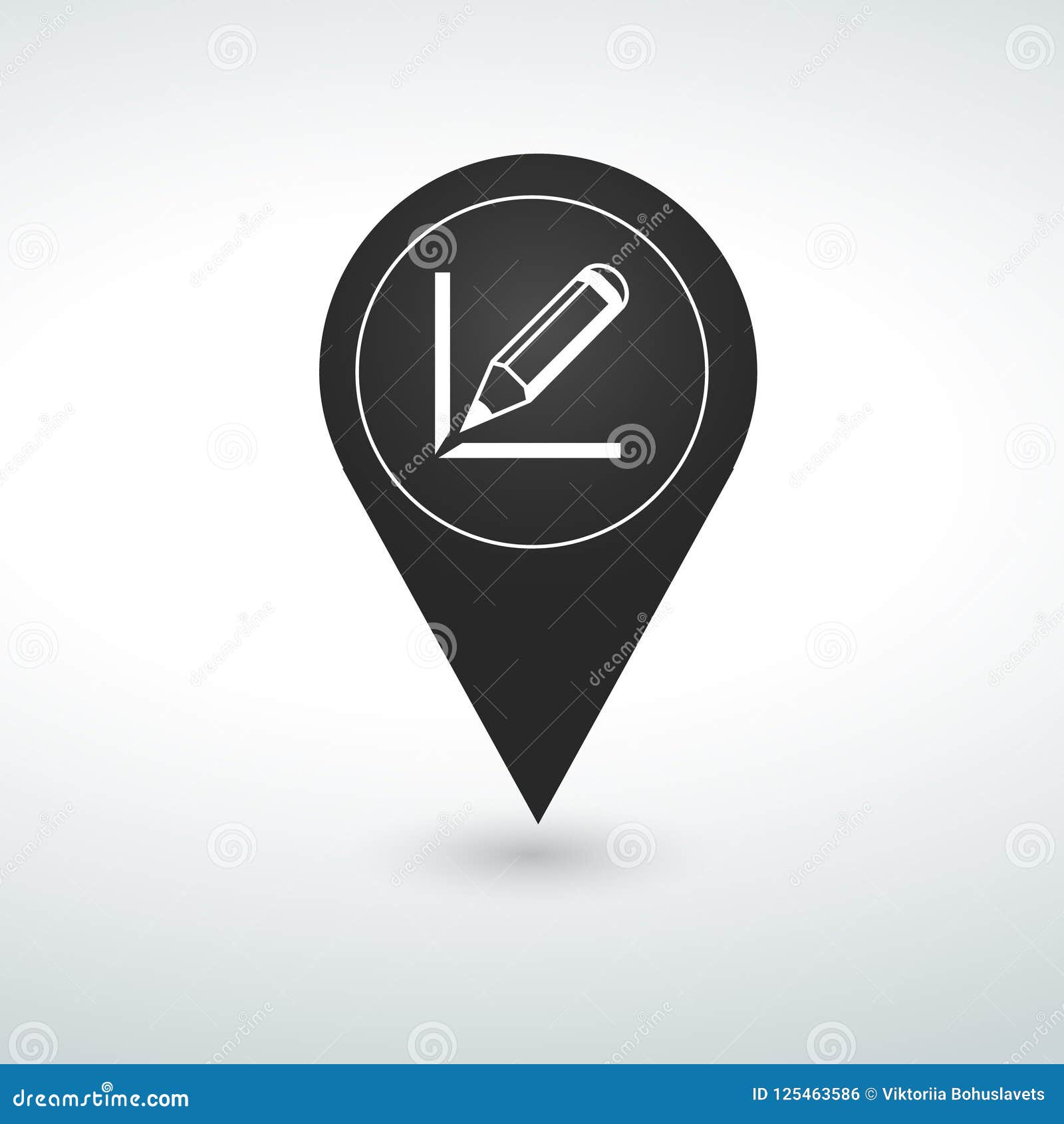 Pensil Icon. Subject For Drawing Symbol. Sign Pen Vector ...