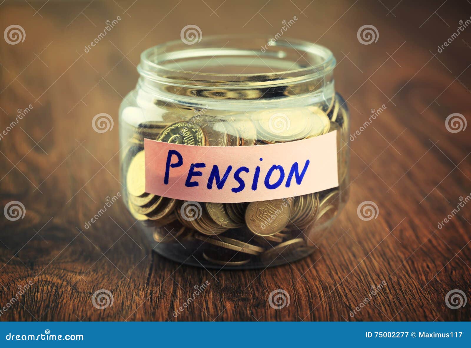 Pension stock image. Image of glass, cash, label, insurance - 75002277