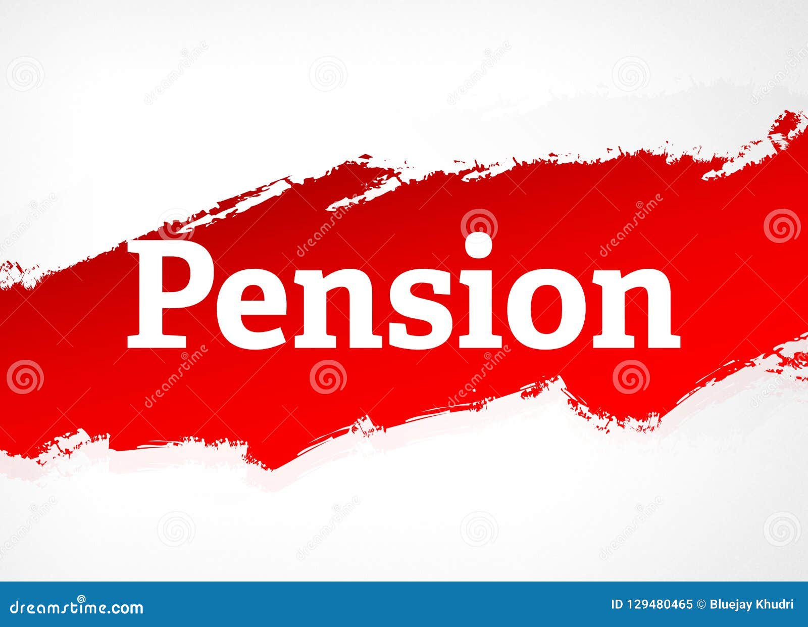 Pension Red Brush Abstract Background Illustration Stock Illustration ...