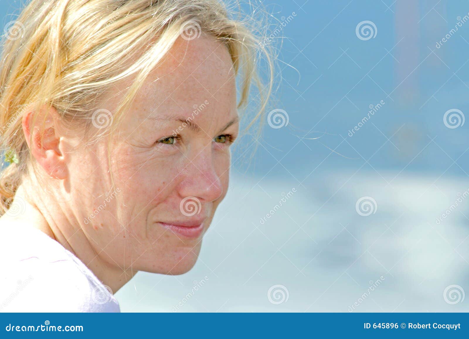 Pensive. stock photo. Image of artist, contacts, girl, iris - 645896