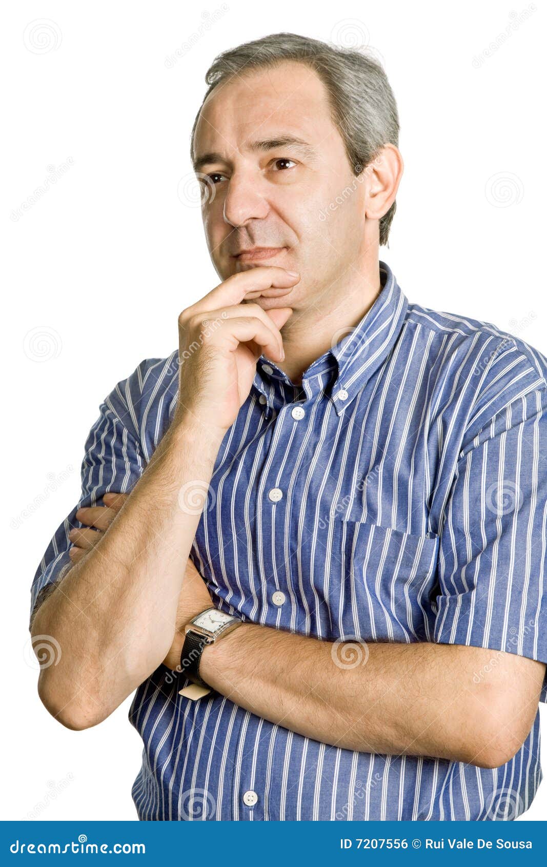 Pensive stock photo. Image of eyes, adult, gorgeous, masculine - 7207556